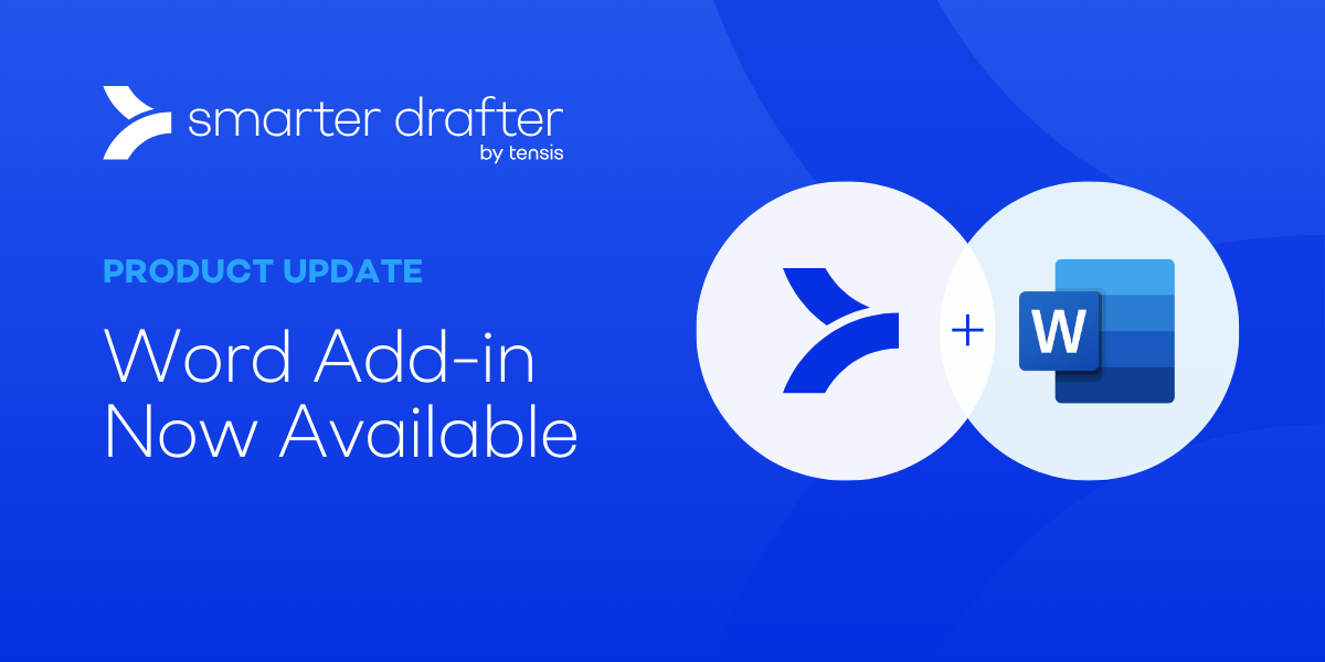 Product Update The Smarter Drafter Add In For Microsoft Word Is Now Available 